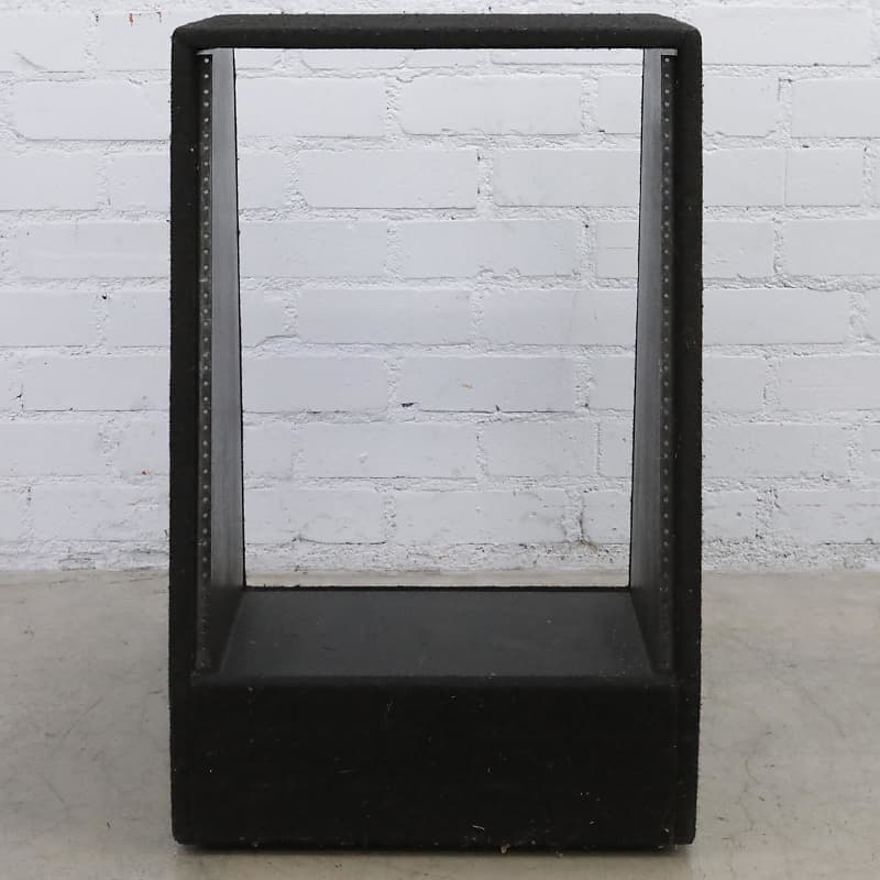 14U 14-Space Slanted Carpeted Rolling Studio Recording Rack | Reverb