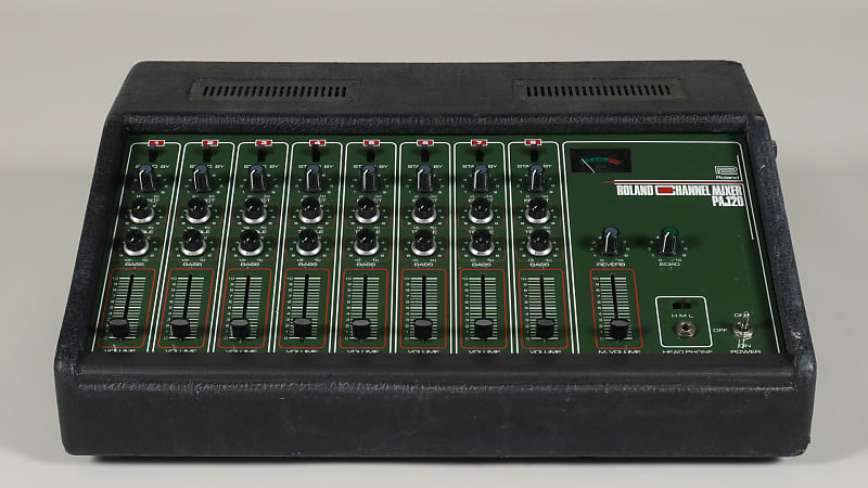 Roland PA-120 vintage 8-channel mixer (serviced) | Reverb