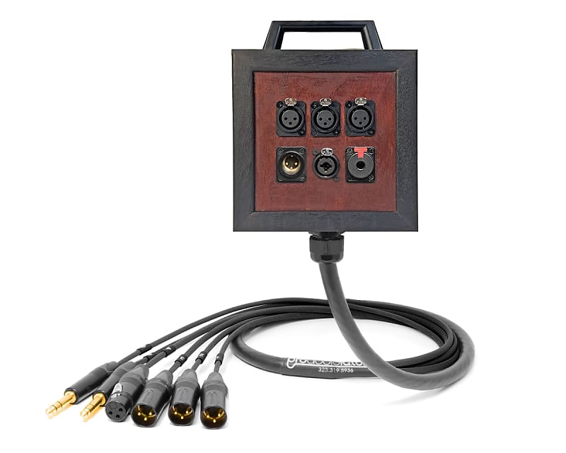 6-Channel Wooden Studio Wall Box / Stage Box | Mogami 2932 & | Reverb