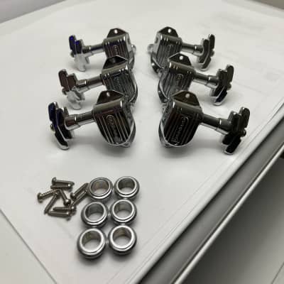 Grover Imperial Nickel 6x6 Tuners Vintage Imperial 1950s | Reverb
