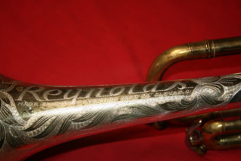 Reynolds Model 51 Sterling Silver bell Bb trumpet 1953 model | Reverb
