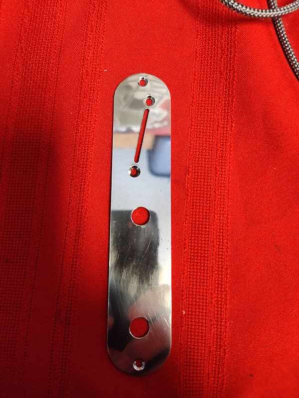 Telecaster / Tele Left hand control mounting plate Angled, | Reverb