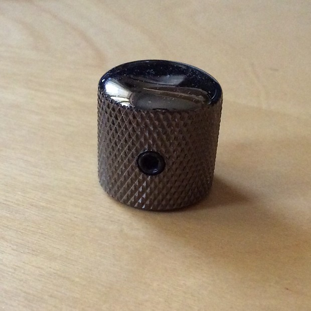 ESP LTD Knobs Black Chrome metric for guitar volume / tone | Reverb