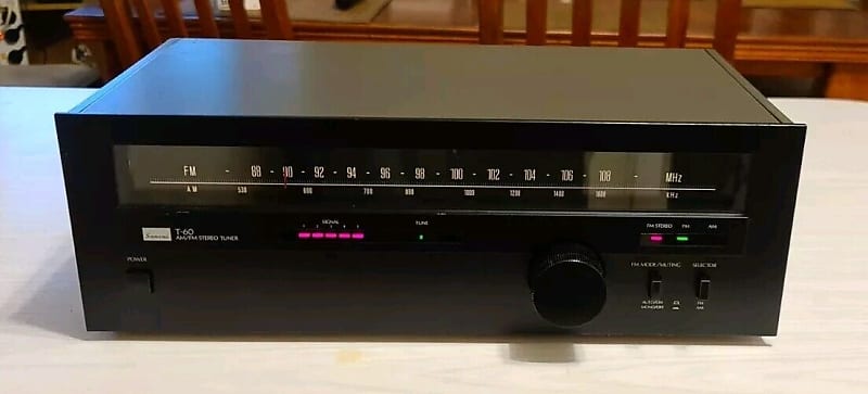 VINTAGE SANSUI T-60 STEREO TUNER/MADE IN JAPAN/1980 | Reverb