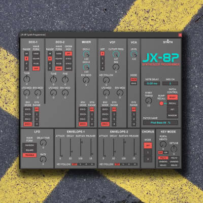 Virtual PG-800 JX-8P Synthesizer Programmer Editor - Max For | Reverb