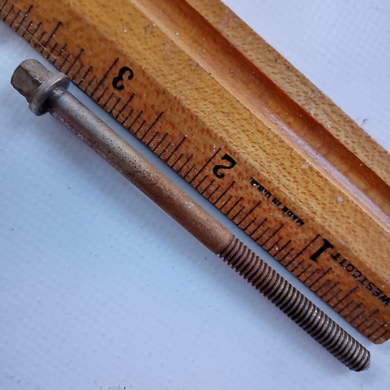 Ludwig&Ludwig/WFL 1+ 3 3/16" 12-24 Nickel Tension/T-Rod | Reverb