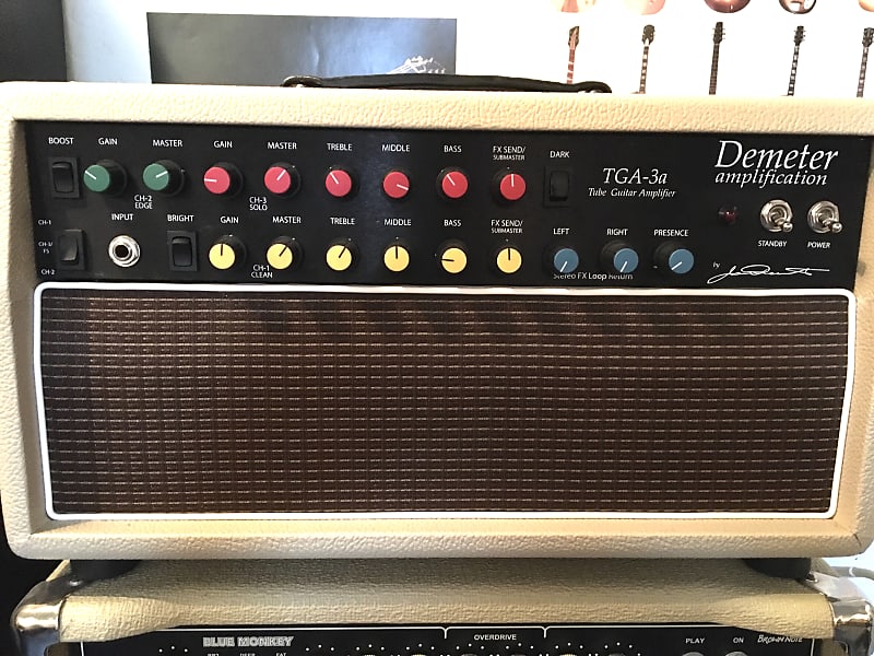 Demeter TGA 3 amp • 22 watt • 6V6 • 3 channel legend • Blond | Reverb