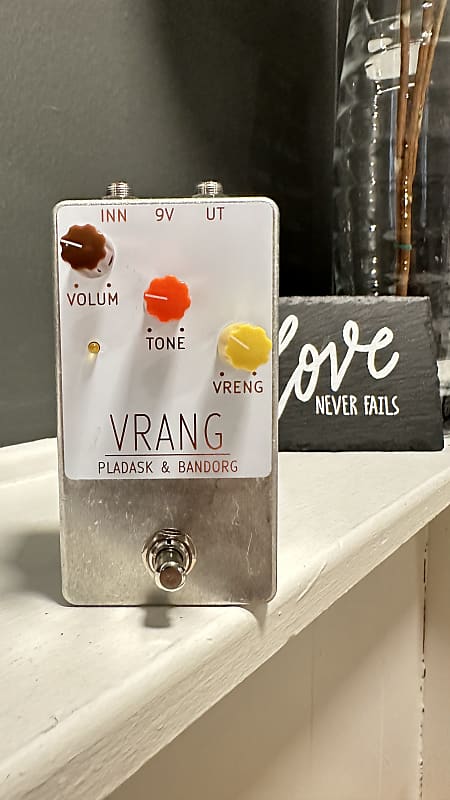 Pladask Elektrisk Vrang 2024 - Silver orange | Reverb