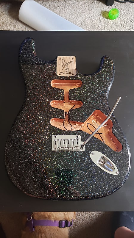 Warmoth Licensed Stratocaster Body Holo Flake Gotoh 510T Holo | Reverb