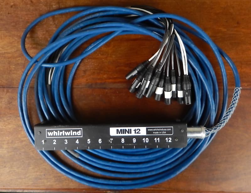 Whirlwind Mini 12 Audio Snake-50' | Reverb