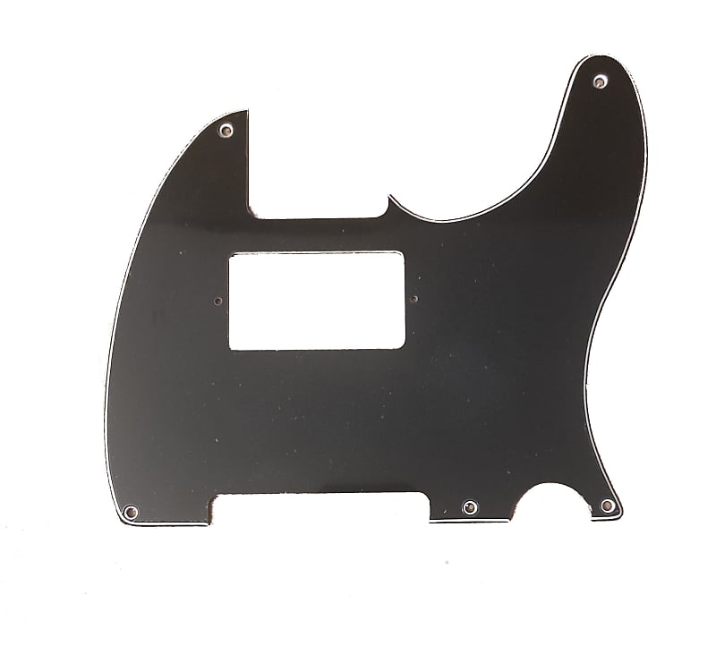 Black 3 ply 5 Holes Pickguard for Telecaster with Humbucker | Reverb