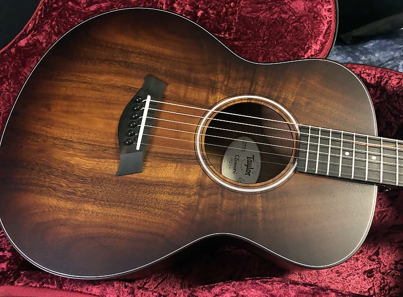 MINT! 2020 Taylor GS Mini-e Koa Plus Shaded Edge Burst - | Reverb