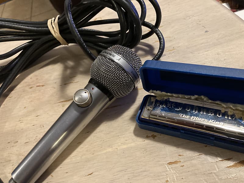 USA Shure 585 SAV Microphone w/ Volume & Harmonicas | Reverb