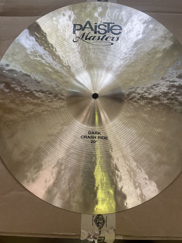 Paiste 20" Twenty Masters Dark Crash Ride - Heavily | Reverb Canada