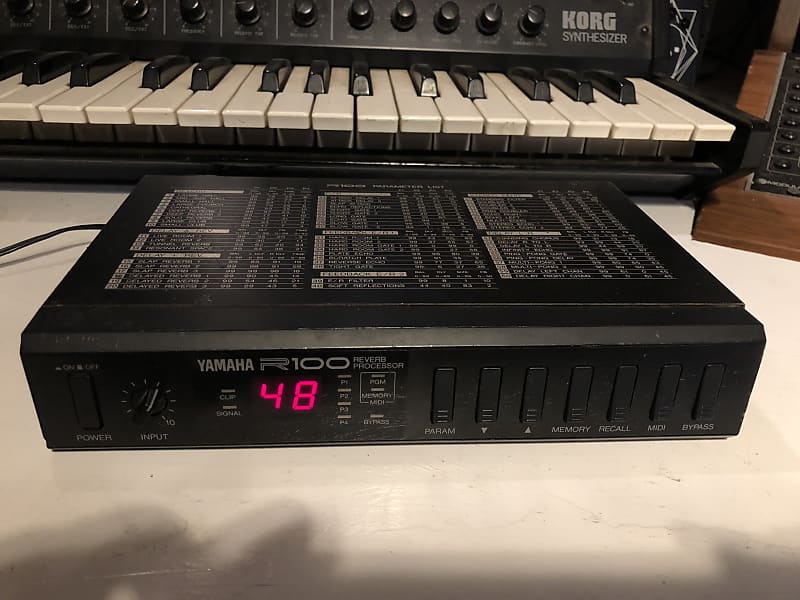 Yamaha R100 Reverb Processor vintage digital reverb & delay. | Reverb