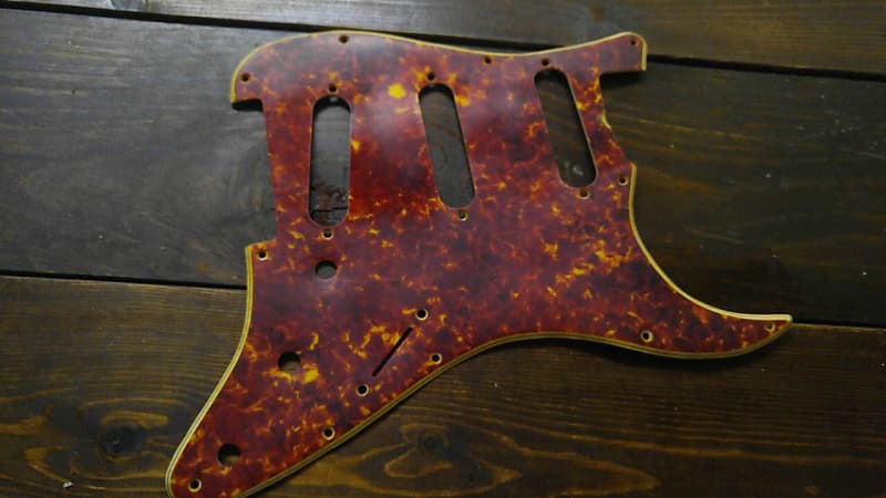 Spitfire Relic Stratocaster Tortoise Shell Pickguard! Aged | Reverb
