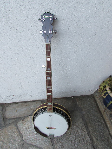 Estrada 5 string Banjo Made In Japan 1980's Natural | Reverb Australia