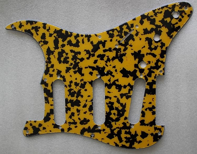 NEW Yellow Tortoise Shell Strat Pickguard,fits Fender 57' | Reverb
