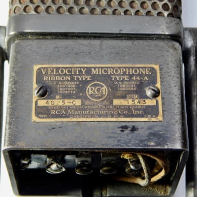 RCA 44A Ribbon Microphone, Fully Tested | Reverb