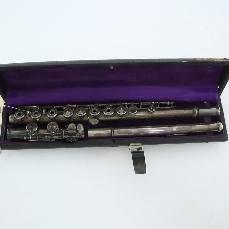 Jerome Thibouville Lamy Silver Plated Flute HISTORIC | Reverb