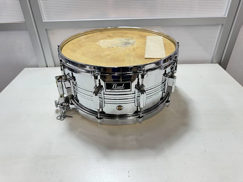 Pearl Jupiter 14x6.5 Chrome over Brass 1970’s - Chrome | Reverb