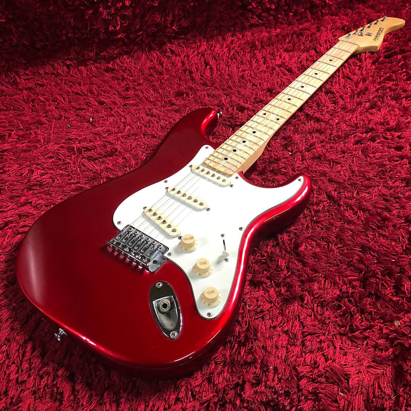 Fernandes Stratocaster electric guitar red | Reverb