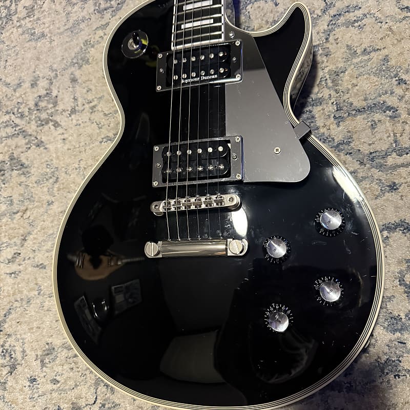 Edwards E-LP-130CD JS (John Sykes LP Custom Model) - Ebony | Reverb