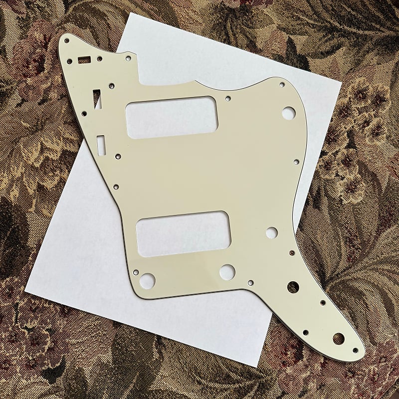 Decoboom Custom Jazzmaster Offset 3-Ply Mint Pickguard For | Reverb