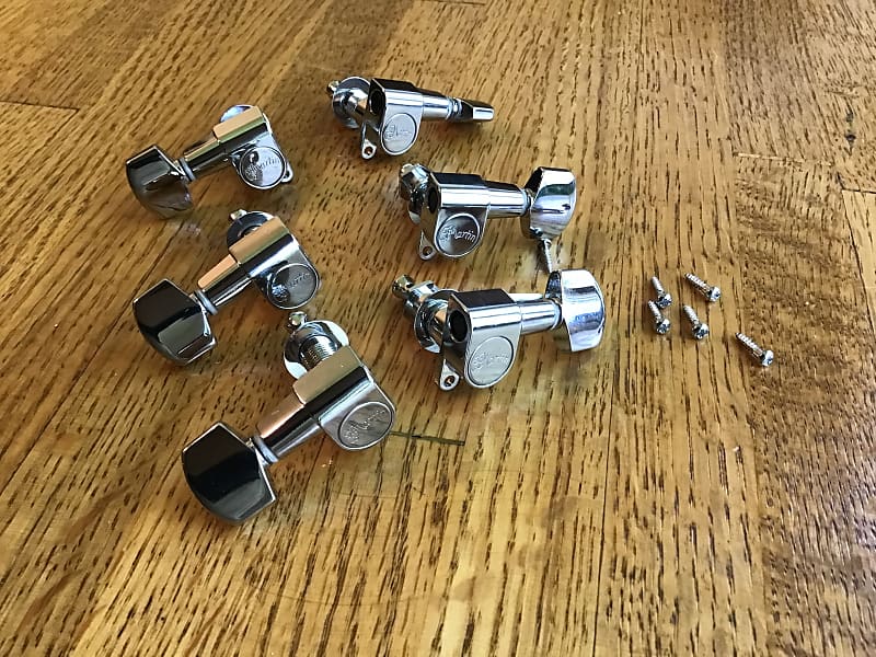 Martin Tuners 3 X 3 Set -- Chrome, Small -- Schaller | Reverb