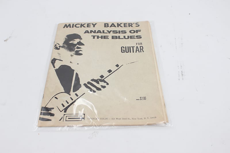 Vintage 1960 Mickey Baker Analysis OF The Blues Guitar Book | Reverb