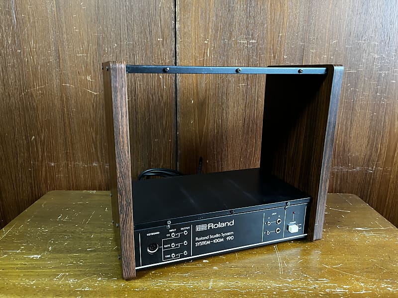 Roland Studio System-100m 190 Rare three-module rack | Reverb