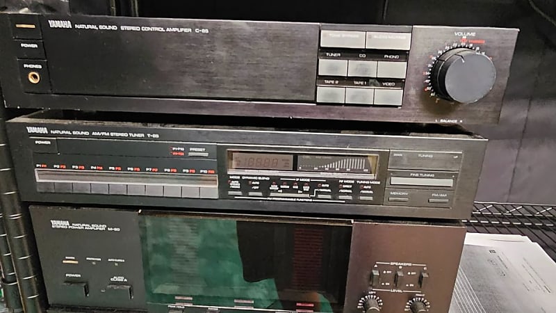 Yamaha M-80 C85 T85 Stereo Stack Vintage | Reverb