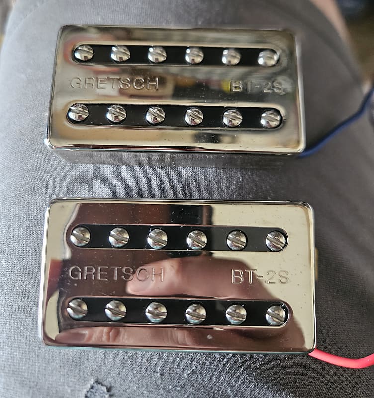 Gretsch BT-2S Humbucker sets Broadtron p90- Chrome x4 pickup | Reverb