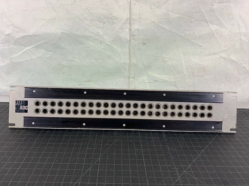 ADC 48 Port Video Patch Panel Switching Non-Terminated Jacks | Reverb