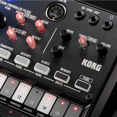 Korg Volca Nubass Vacuum Tube Synthesizer w/ Power Supply | Reverb