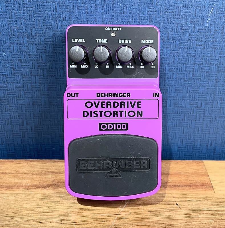 [Excellent] Behringer OD100 Overdrive / Distortion - Purple | Reverb