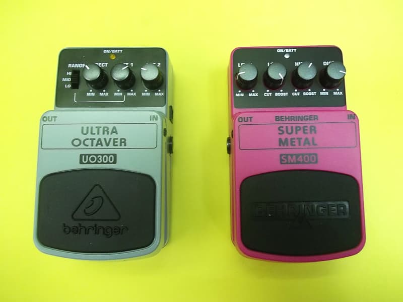 Behringer SM400 + Ultra Octaver 2000's - Grey & Red | Reverb