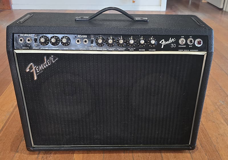 Fender Twin 30 Combo Amp 1980 Black | Reverb Australia