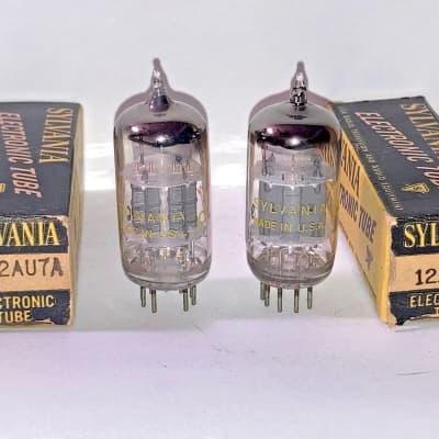 Philips Miniwatt Holland 12AU7 ECC82 Gf8 year 1965,matched | Reverb