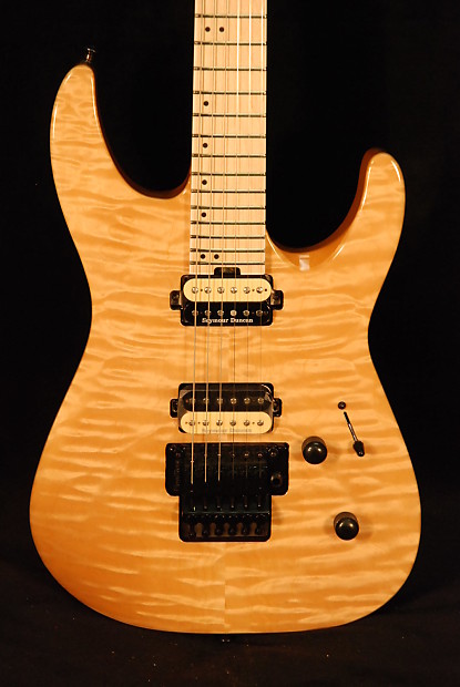 Jackson Pro Dinky DK2QM 2014 Natural Blonde | Reverb