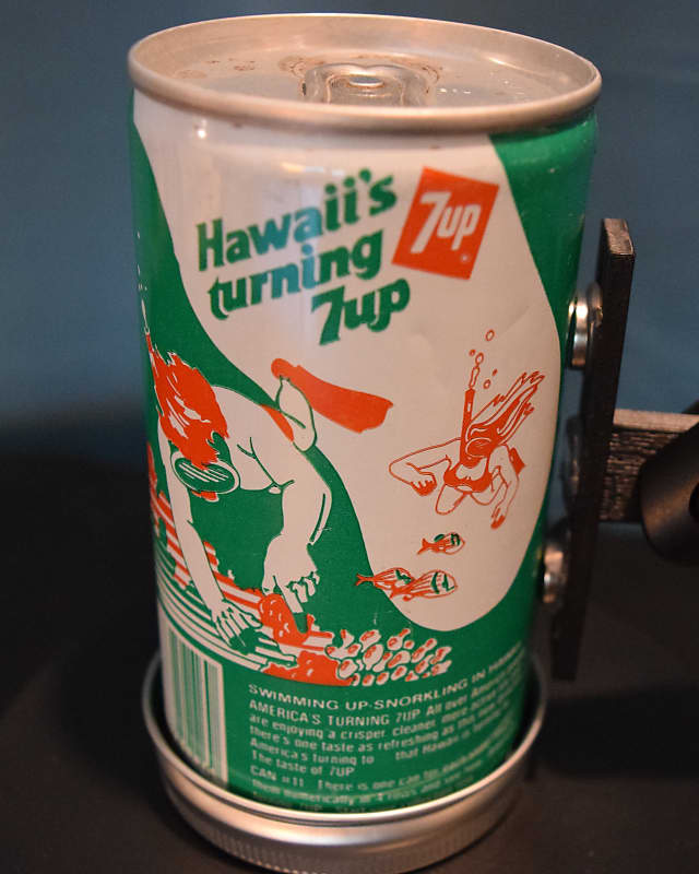 Lo Fi Soda Can Microphone - 1970s 7Up Hawaii | Reverb