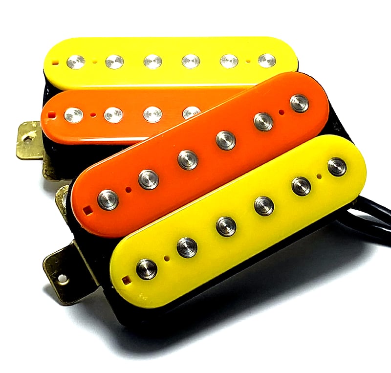 Dragonfire Zebra Screamers Set ~ Orange Yellow Zebra Style #2 | Reverb