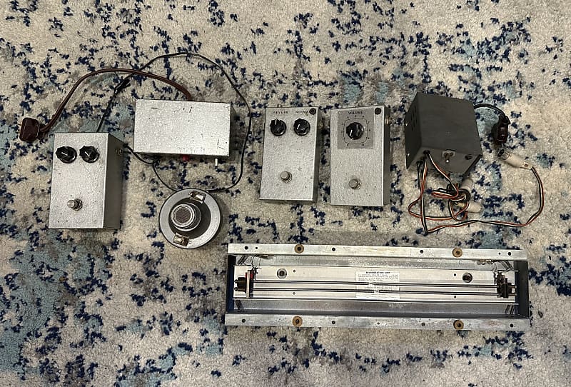 Vintage Homemade Stompbox Pedals and Gibbs Spring Reverb | Reverb