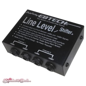 Ebtech LLS-2 Dual Channel Line Level Shifter/Hum Eliminator | Reverb