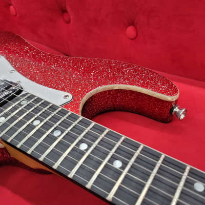 JET JS500 S-Style HH - Red Sparkle | Reverb