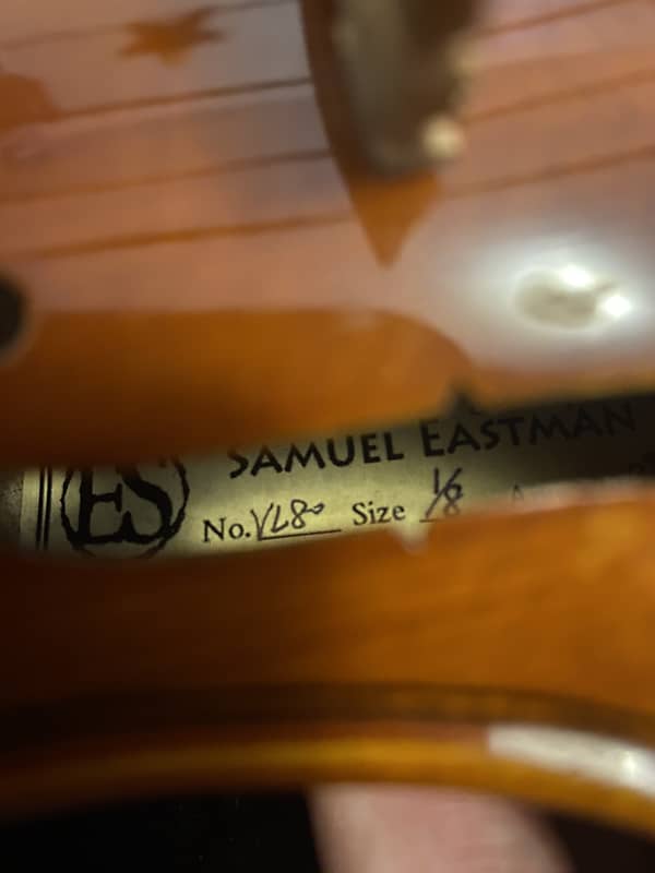 Eastman VL80 1/8 Violin 2009 - Natural | Reverb