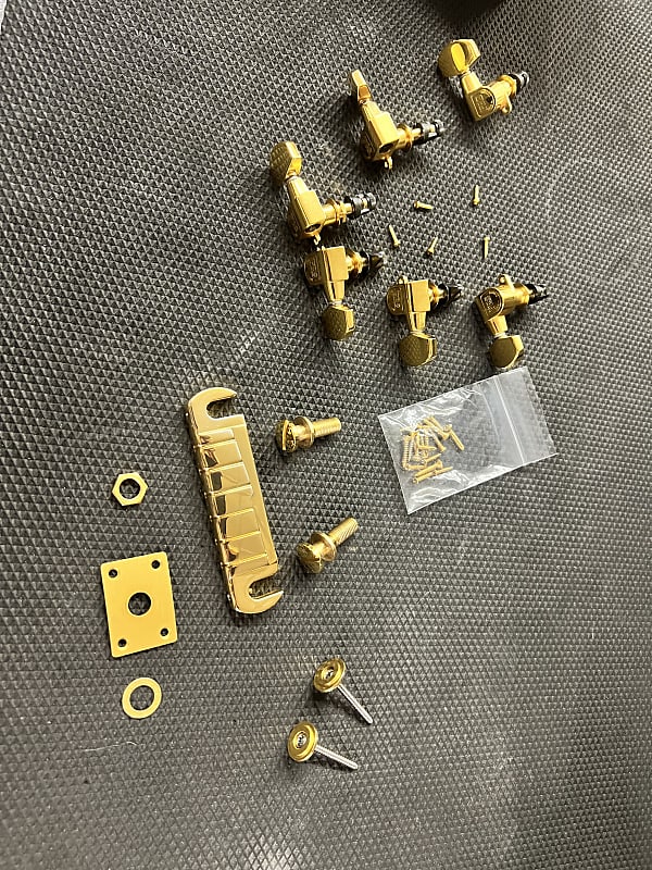 Prs gold phase one locking tuners, stoptail and full hardware | Reverb