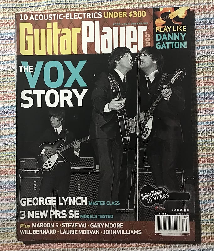 Guitar Player Magazine Back Issue October 2007 - The Vox | Reverb