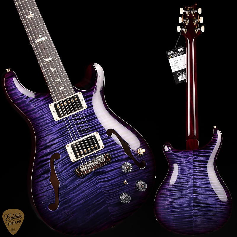 PRS Hollowbody II Piezo - Ultra Violet Wrap Burst | Reverb