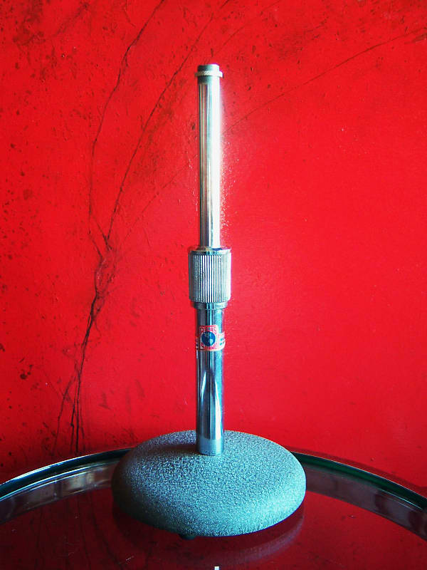 Vintage 1950's Atlas Sound DS7 microphone desk stand DS5 DS6 | Reverb